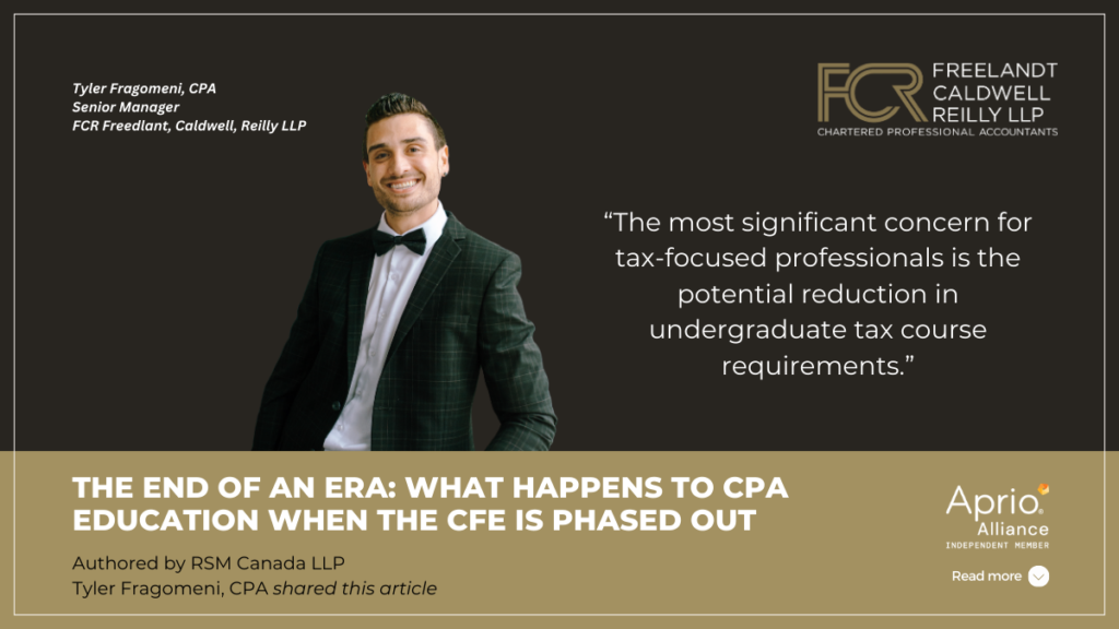 The End of an Era: What Happens to CPA Education When the CFE Is Phased ...